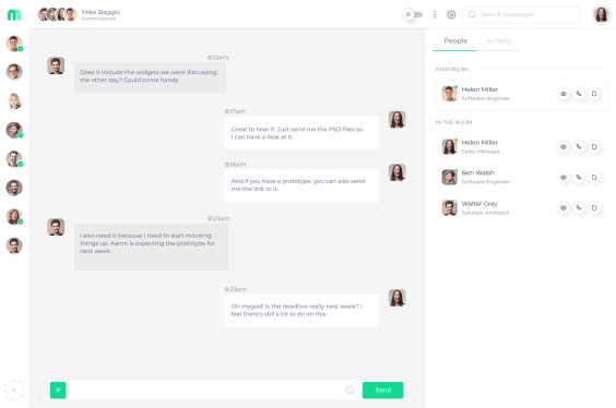 Moebius - Vue Chat Platform UI Kit - cssninja.io