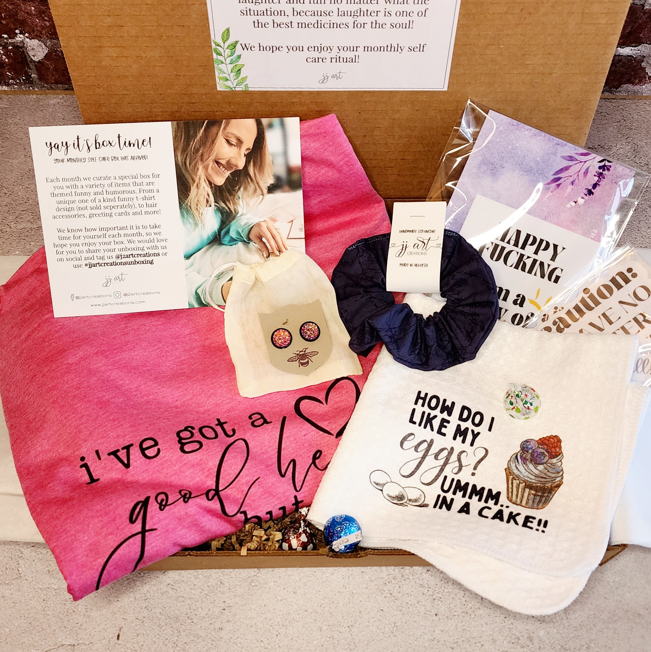 Monthly T-Shirt Subscription - Funny & Unfiltered Feel Good Box - JJ ...