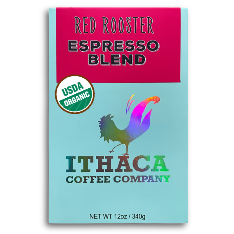 RED ROOSTER ESPRESSO BLEND - ITHACA COFFEE COMPANY