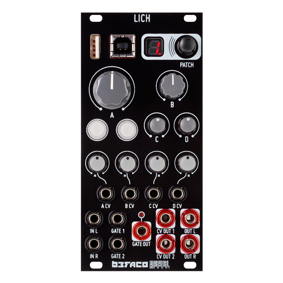 Befaco Lich a multi function module from Befaco & Rebel Technologies ...
