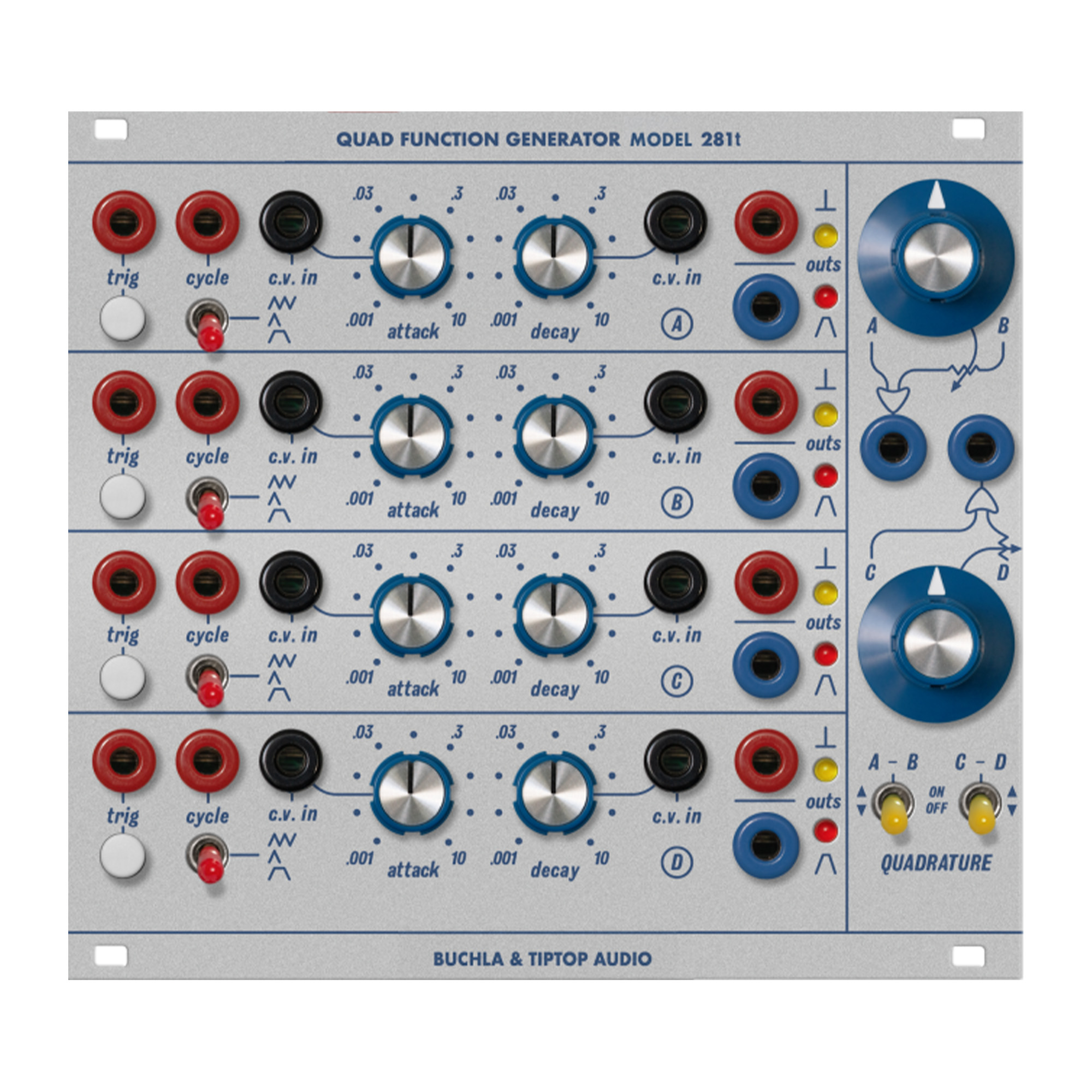 TipTop Audio Buchla 281 Quad Function Generator - Synthesizer New Zealand
