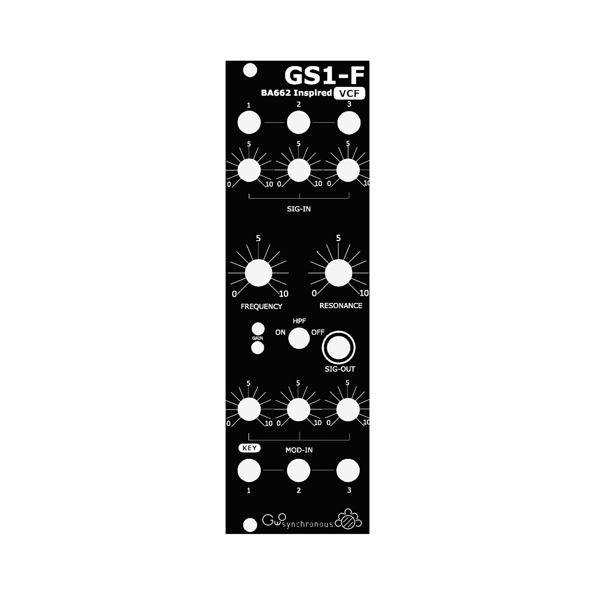 Geosynchronous Synths GS1-F, the Roland 4 pole filter design ...
