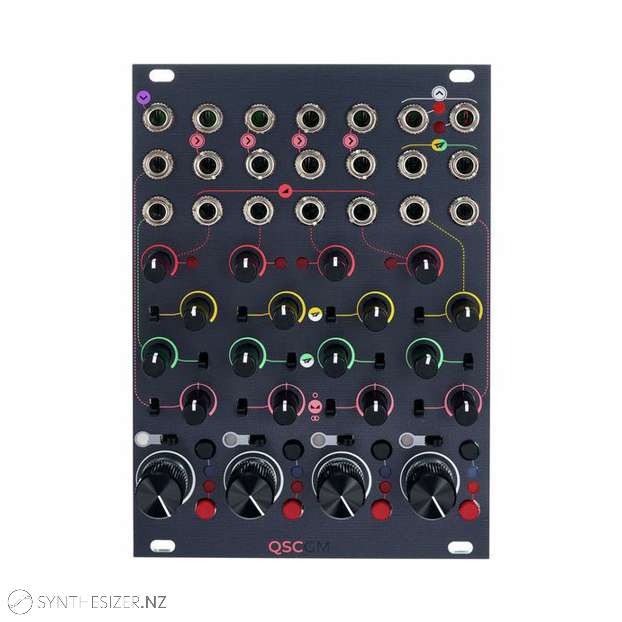 Frap Tools Mixer QSC Quad Stereo Channel for eurorack modular synths ...