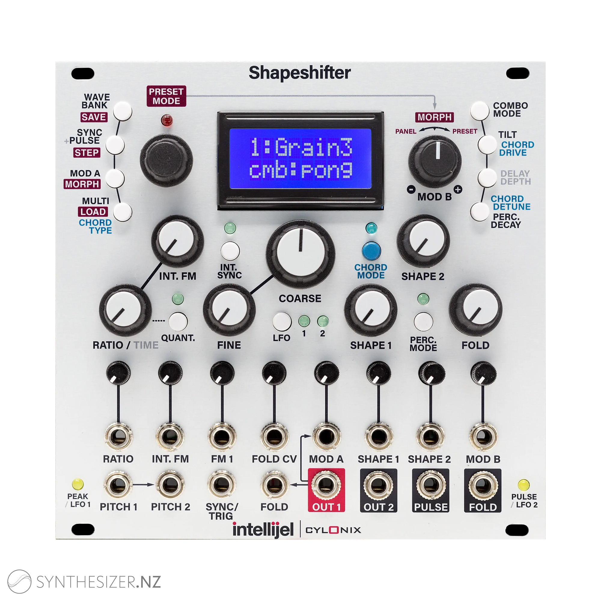 Intellijel Shapeshifter a cyclonic collaboration wavetable oscillator ...