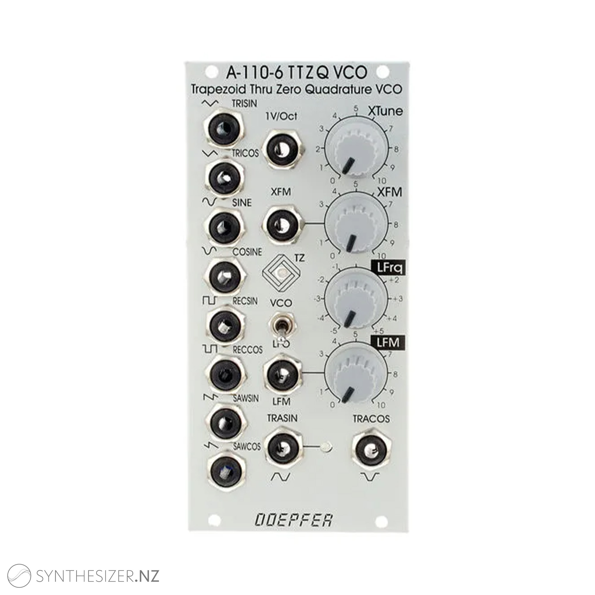 Doepfer A-110-6 a thru zero quadrature VCO inspired by Donal Tillman - Synthesizer New Zealand