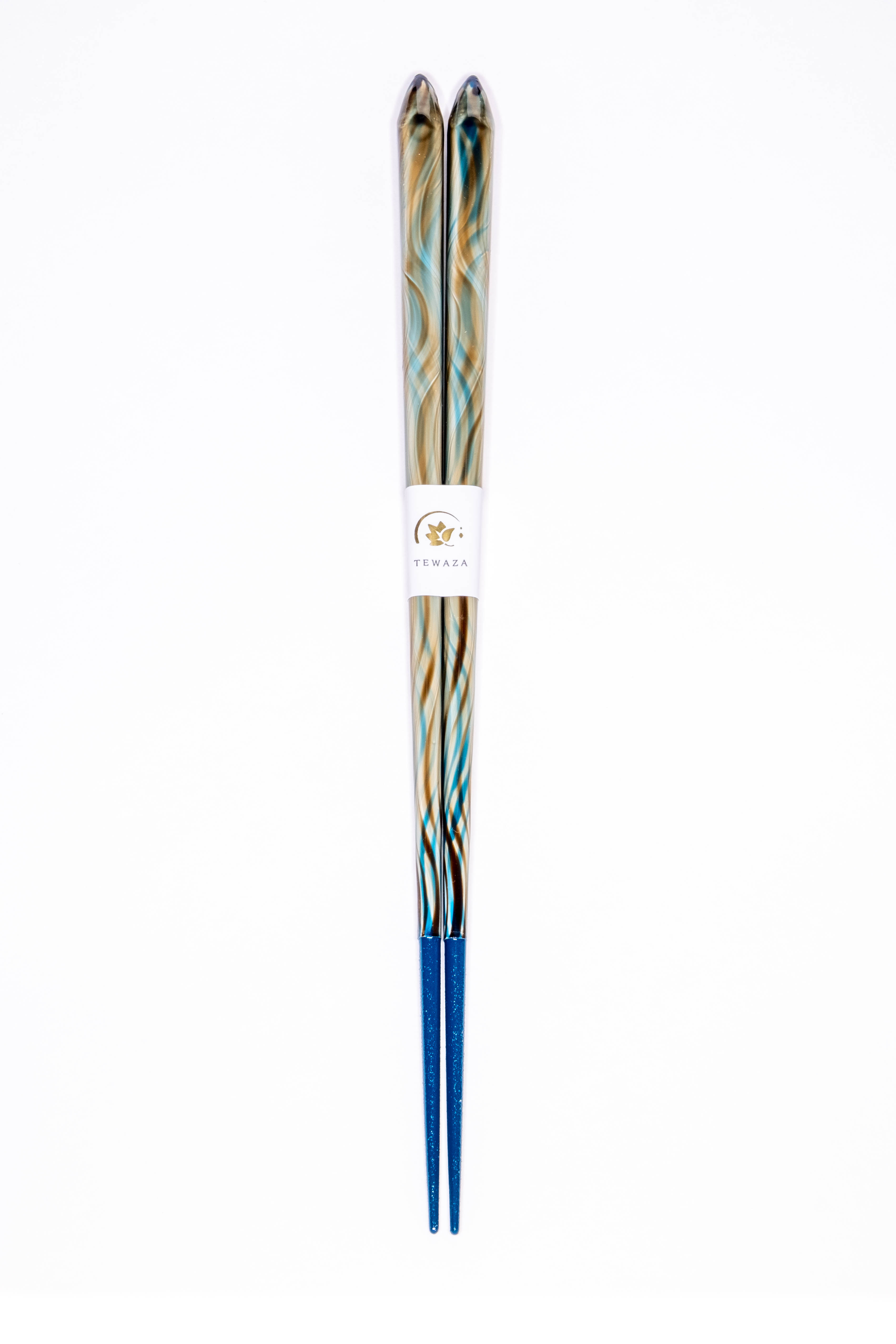 Hand-painted Chopsticks in Shades of The Sea | Authentic Japanese ...